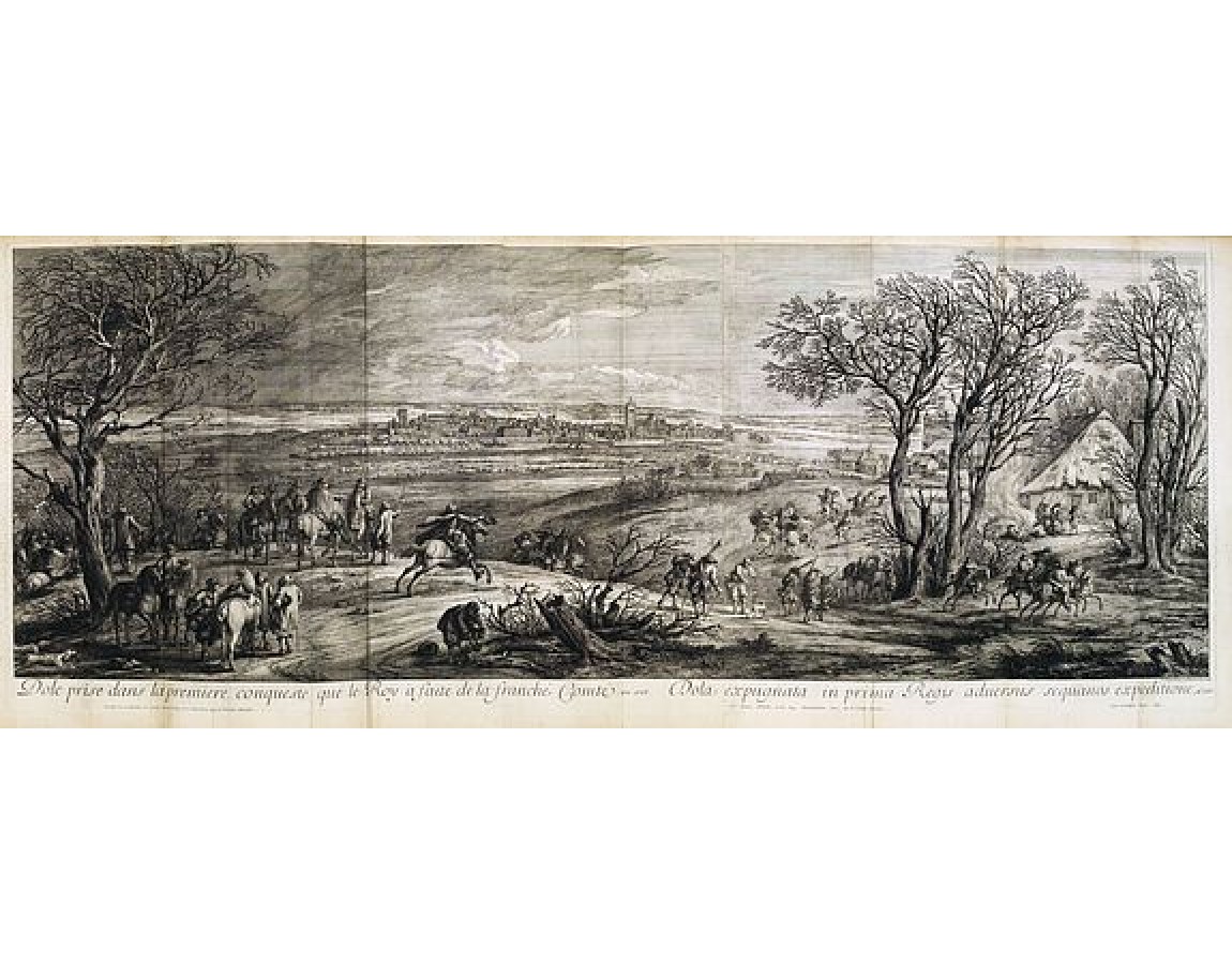 MEULEN, Adam Frans Van der. - Dole prise dans la première conqueste que ...