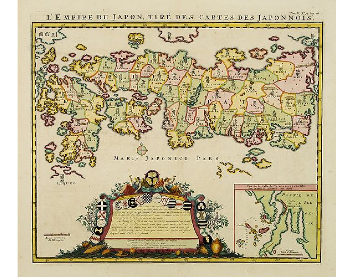CHATELAIN, H. - L'Empire du Japon, tire des cartes des Japonnois ...