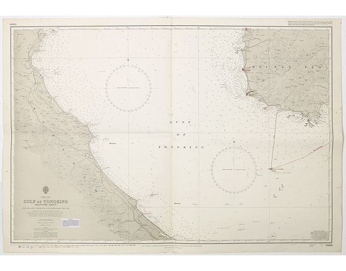 HYDROGRAPHIC OFFICE OF THE ADMIRALTY. - China sea Gulf of Tongking ...