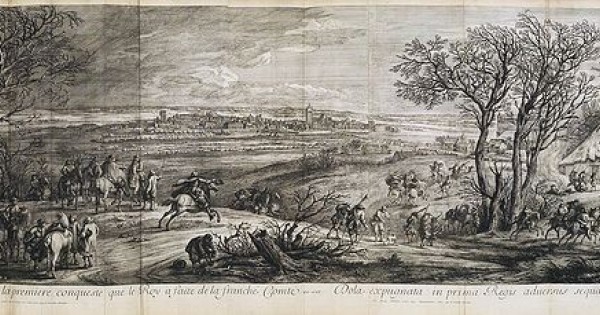 MEULEN, Adam Frans Van der. - Dole prise dans la première conqueste que ...