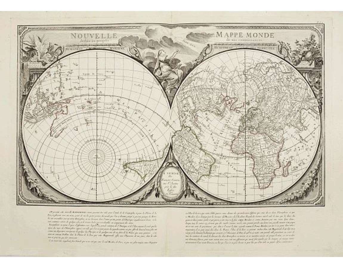 SANTINI, P. /REMONDINI, M. - Nouvelle Mappe Monde. , loeb-larocque.com
