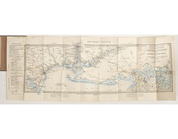 WYLD, J. - Military map of the countries between Odessa & Perekop with ...