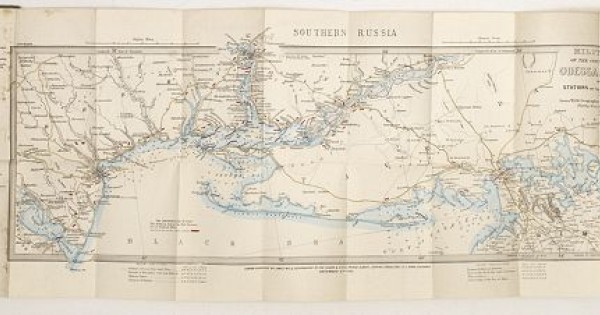 WYLD, J. - Military map of the countries between Odessa & Perekop with ...